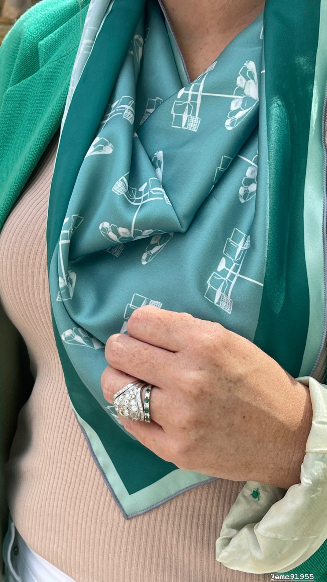 Silk and Satin Scarves by artist Laura Duke – Duke Fine Art, LLC