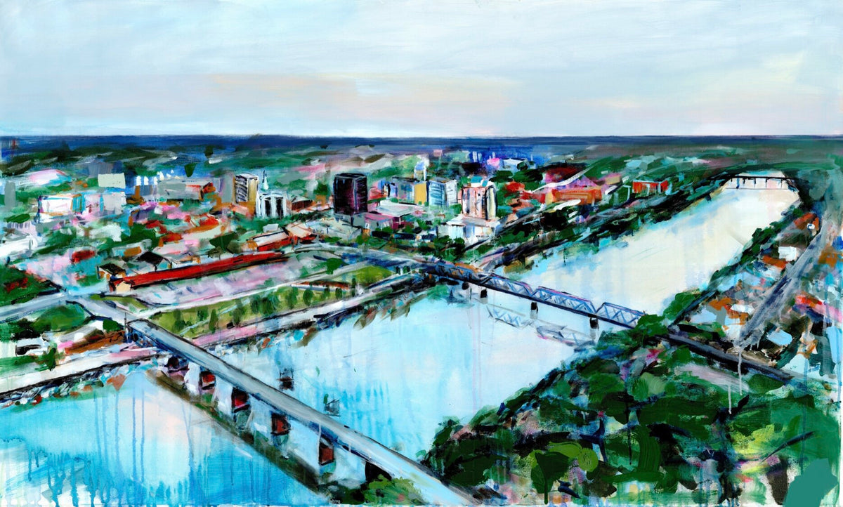 Downtown Augusta, GA Print – Duke Fine Art, LLC